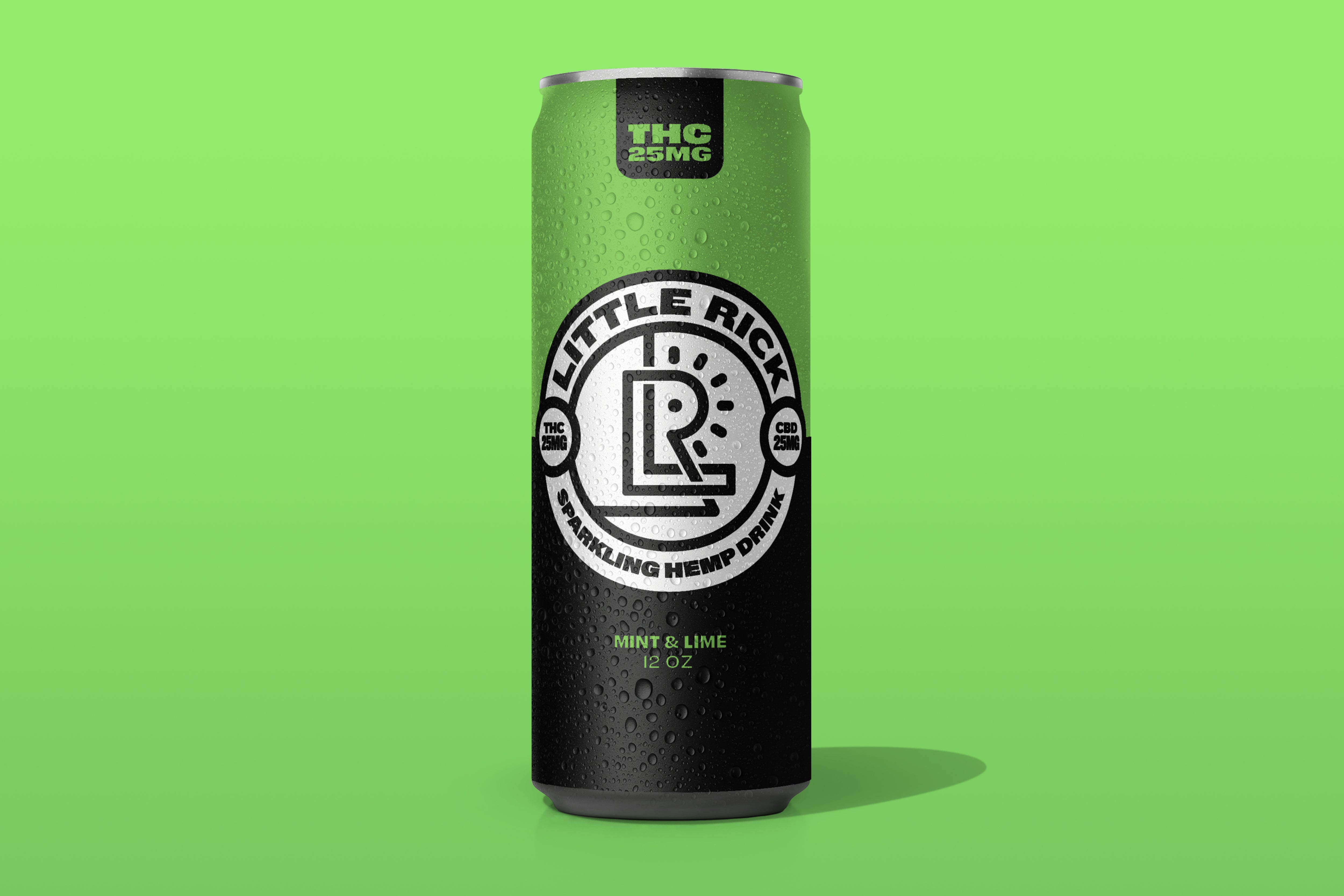 Mint & Lime - THC Drink | 25MG THC, 25MG CBD – Little Rick US