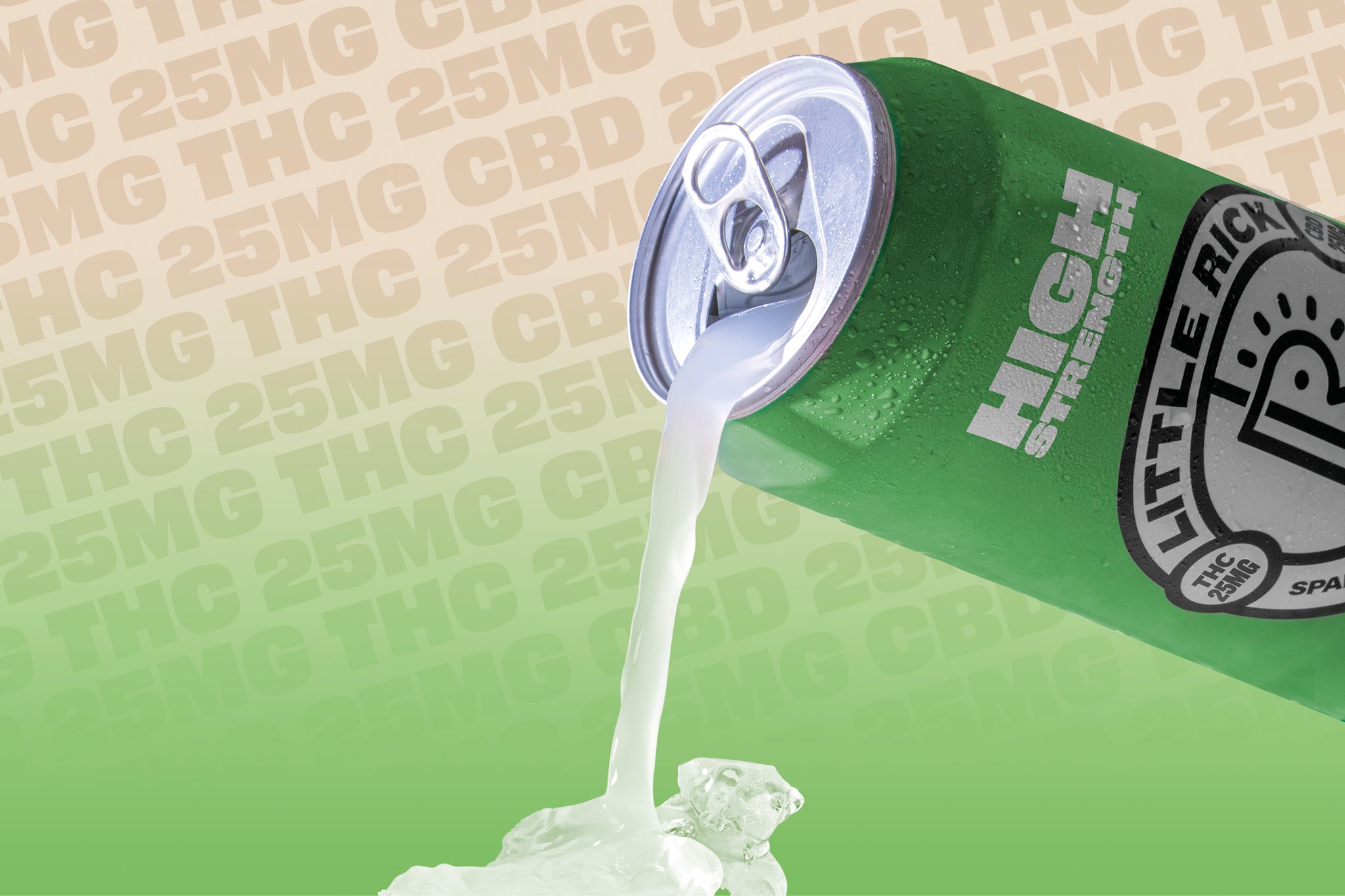 Mint & Lime - THC Drink | 25MG THC, 25MG CBD | Hemp Infused Mojito ...